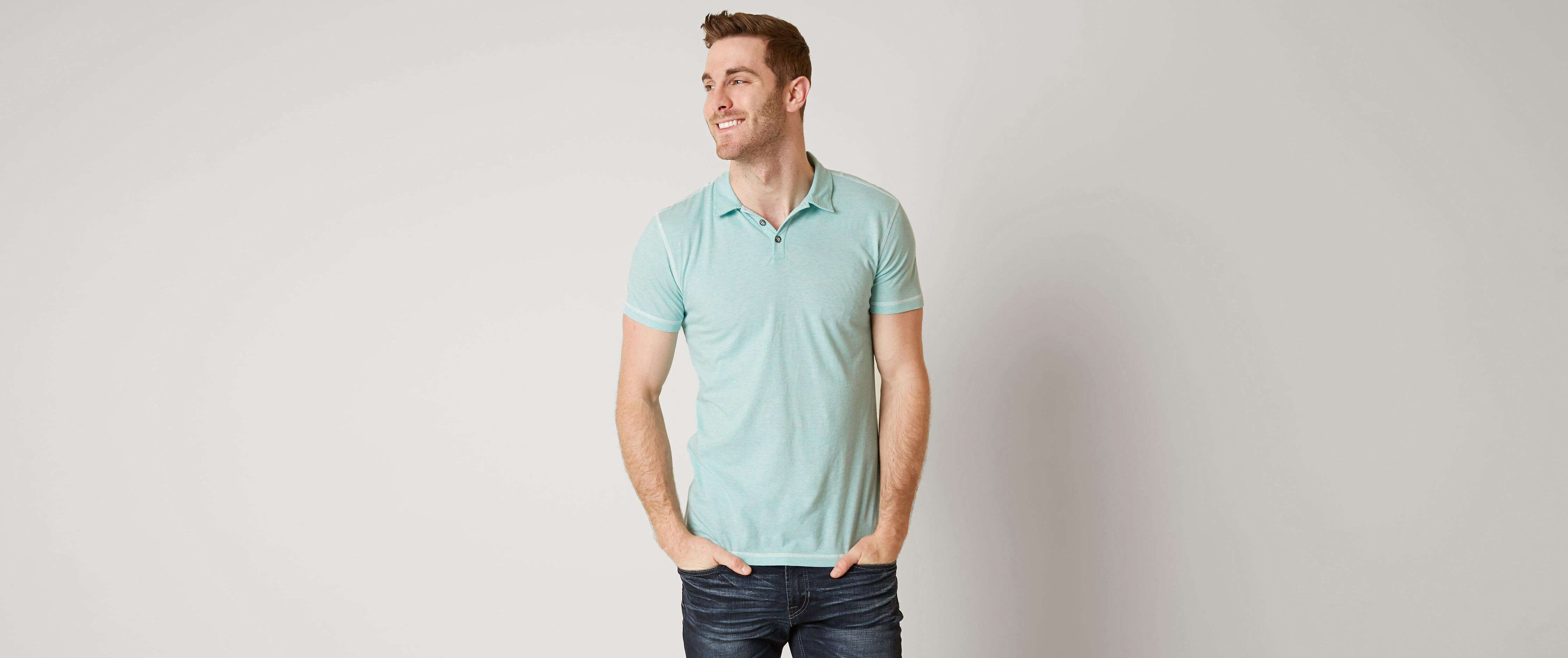 BKE Stone Polo - Men's Polos in Mint | Buckle