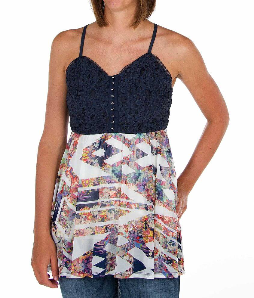 Fire Sheer Tank Top - Women's Tank Tops in Multi | Buckle