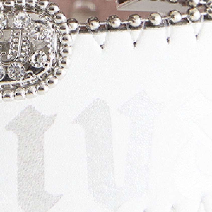 Rock Revival Glitz Leather Belt - Women's Belts in White | Buckle