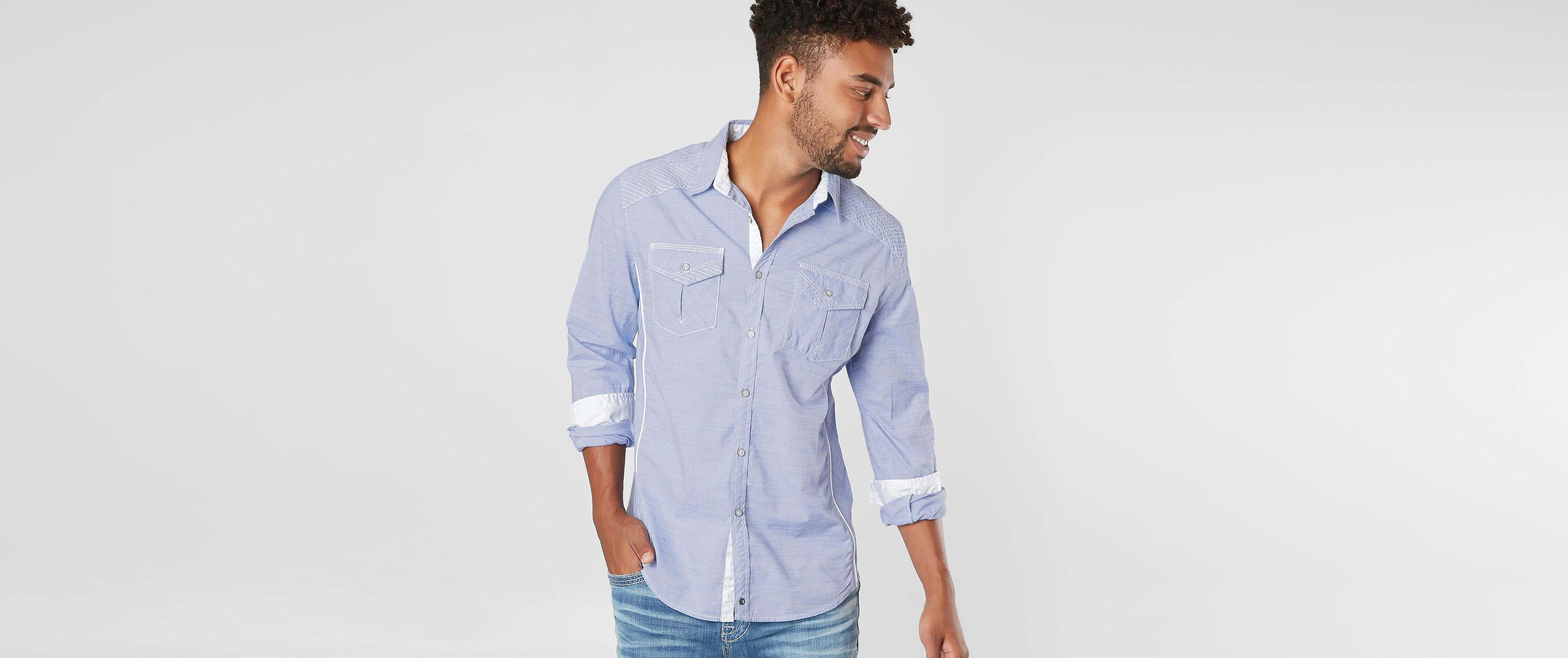 Buckle Black Gone Wild Athletic Stretch Shirt - Men's Shirts in Blue ...