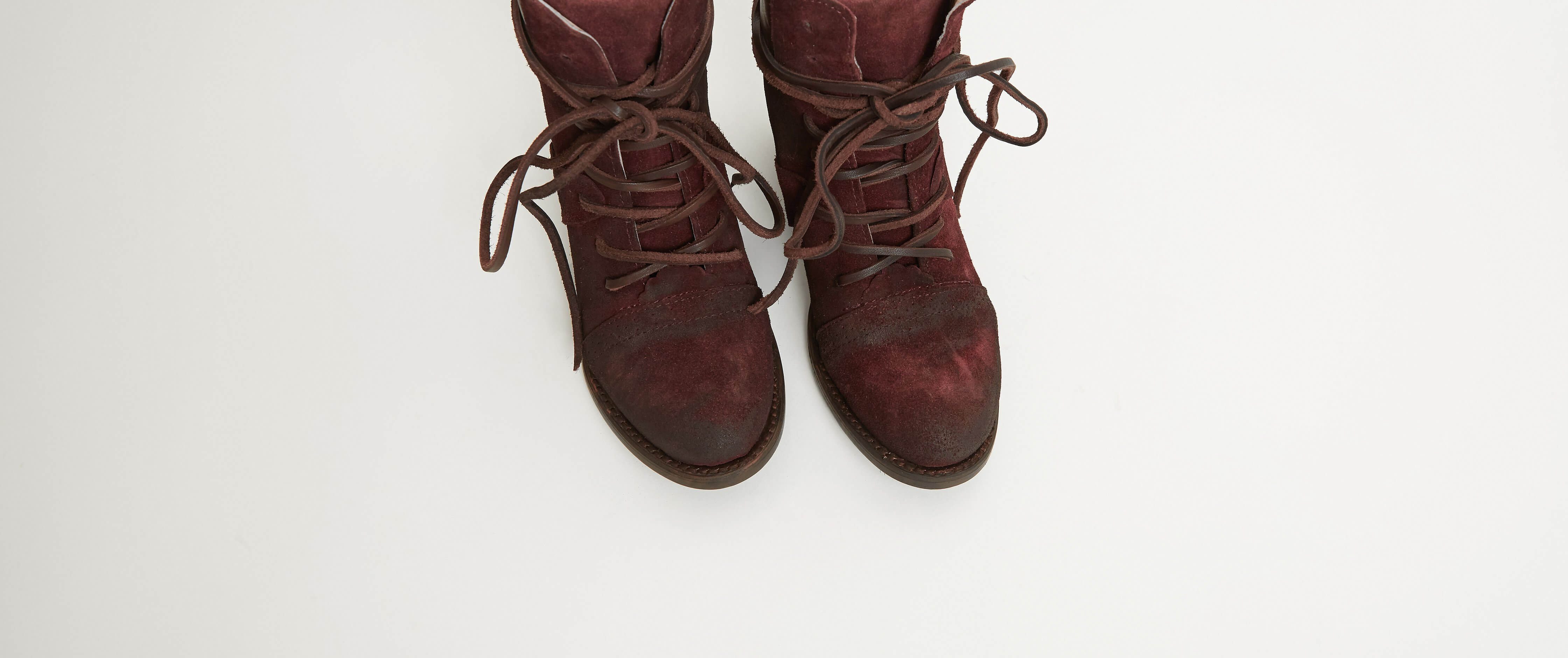 Freebird by Steven Cage Leather Boot - Clothing in Wine Suede | Buckle