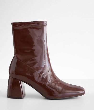 My Delicious Shoes Foam Ankle Boot - Women's Shoes in Dark Cognac | Buckle