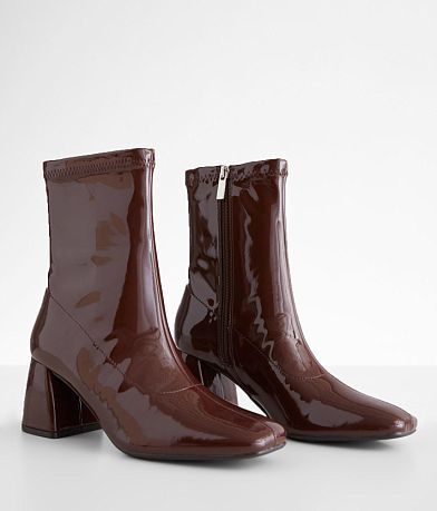 My Delicious Shoes Foam Ankle Boot - Women's Shoes in Dark Cognac | Buckle