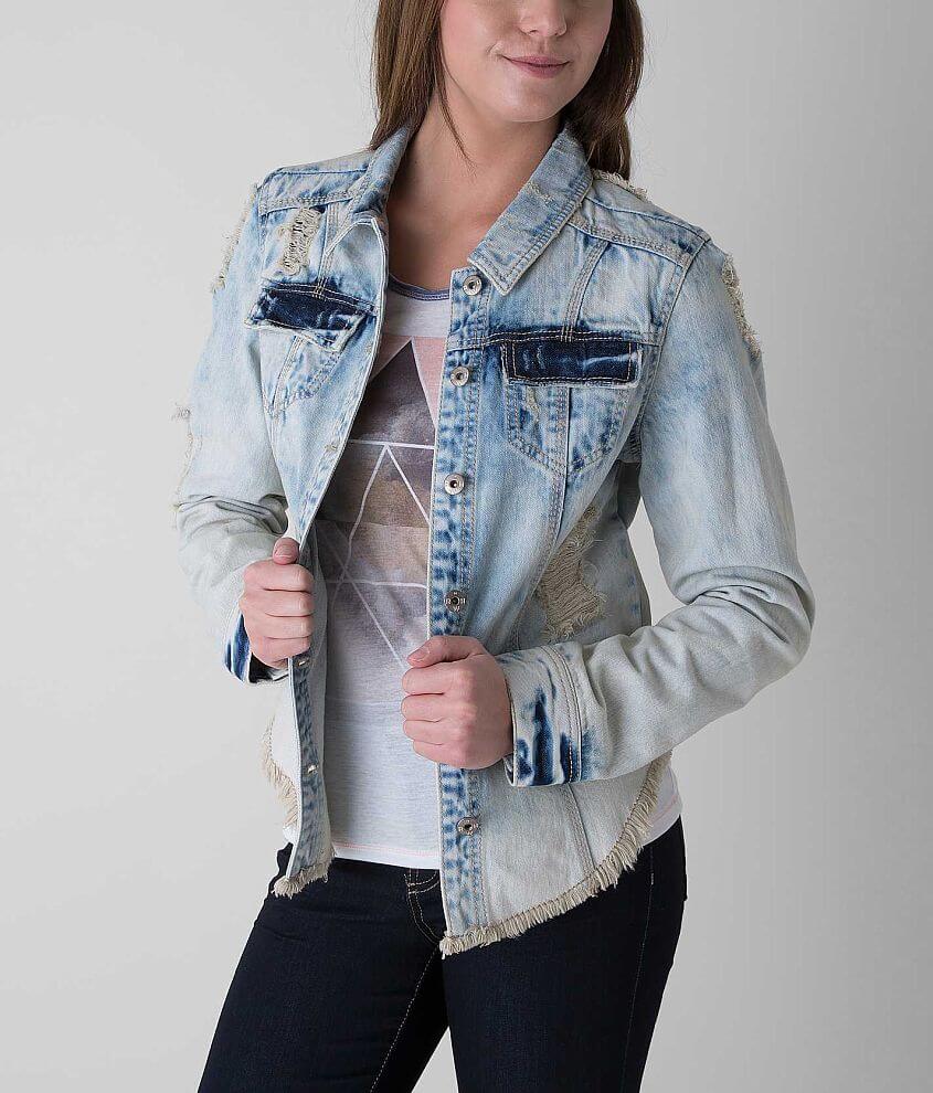 RWH Frayed Denim Jacket - Women's Coats/Jackets in Denim | Buckle