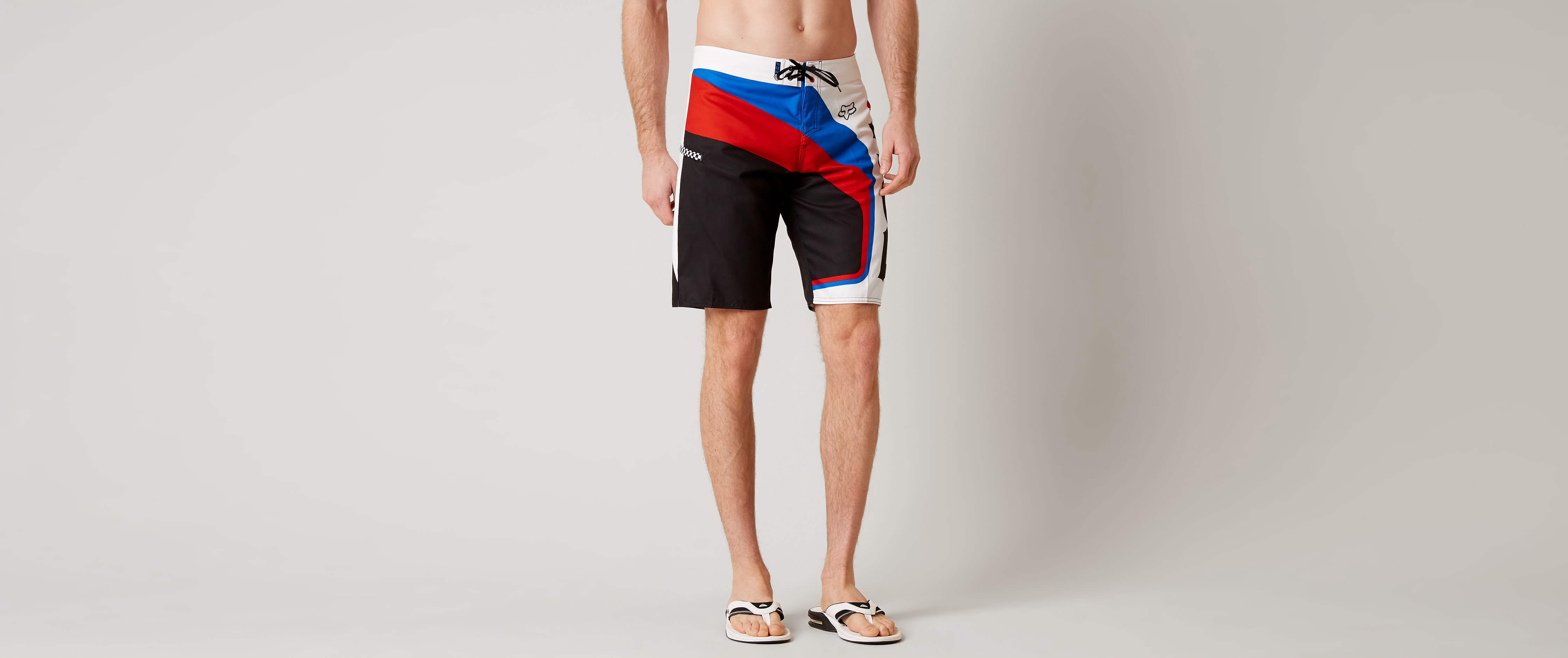 Fox Motion Rohr Stretch Boardshort - Men's Boardshorts in Flame Red ...