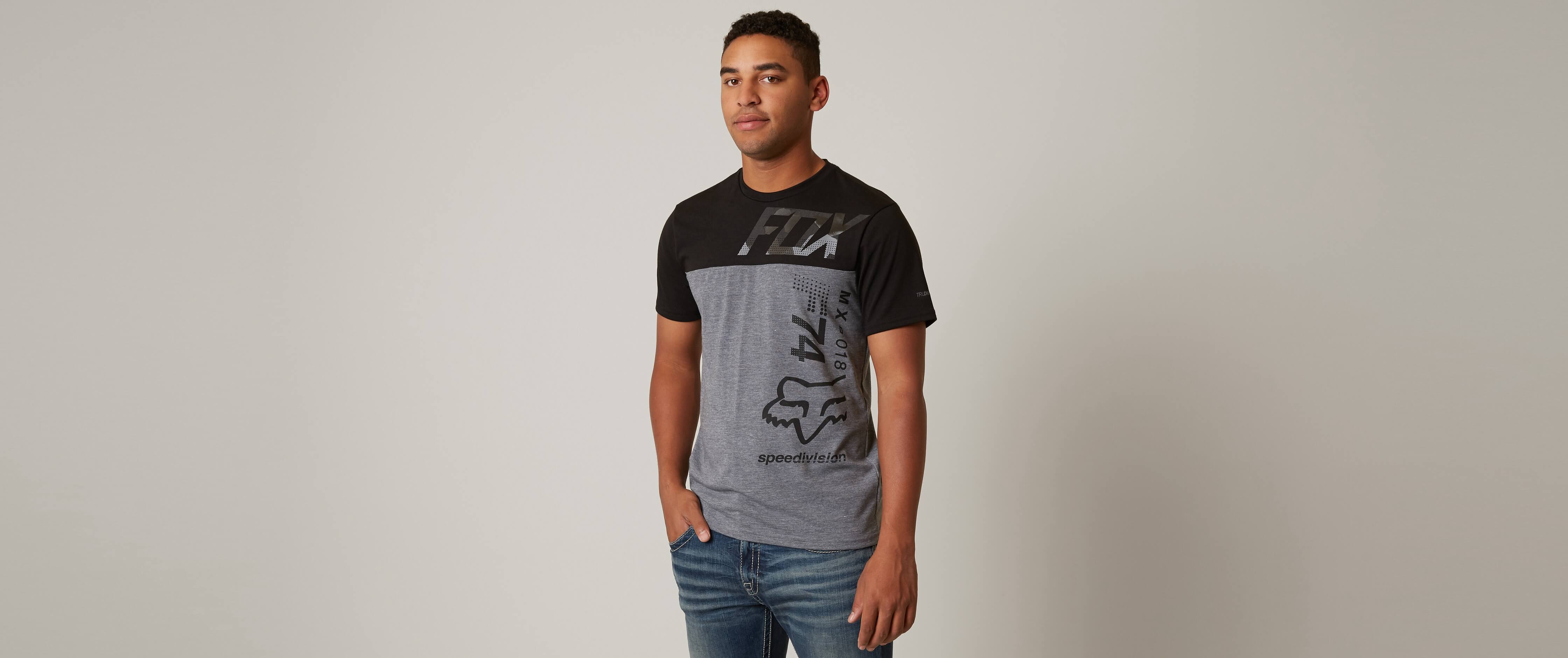 Fox Meander T-Shirt - Men's T-Shirts in Black Graph | Buckle