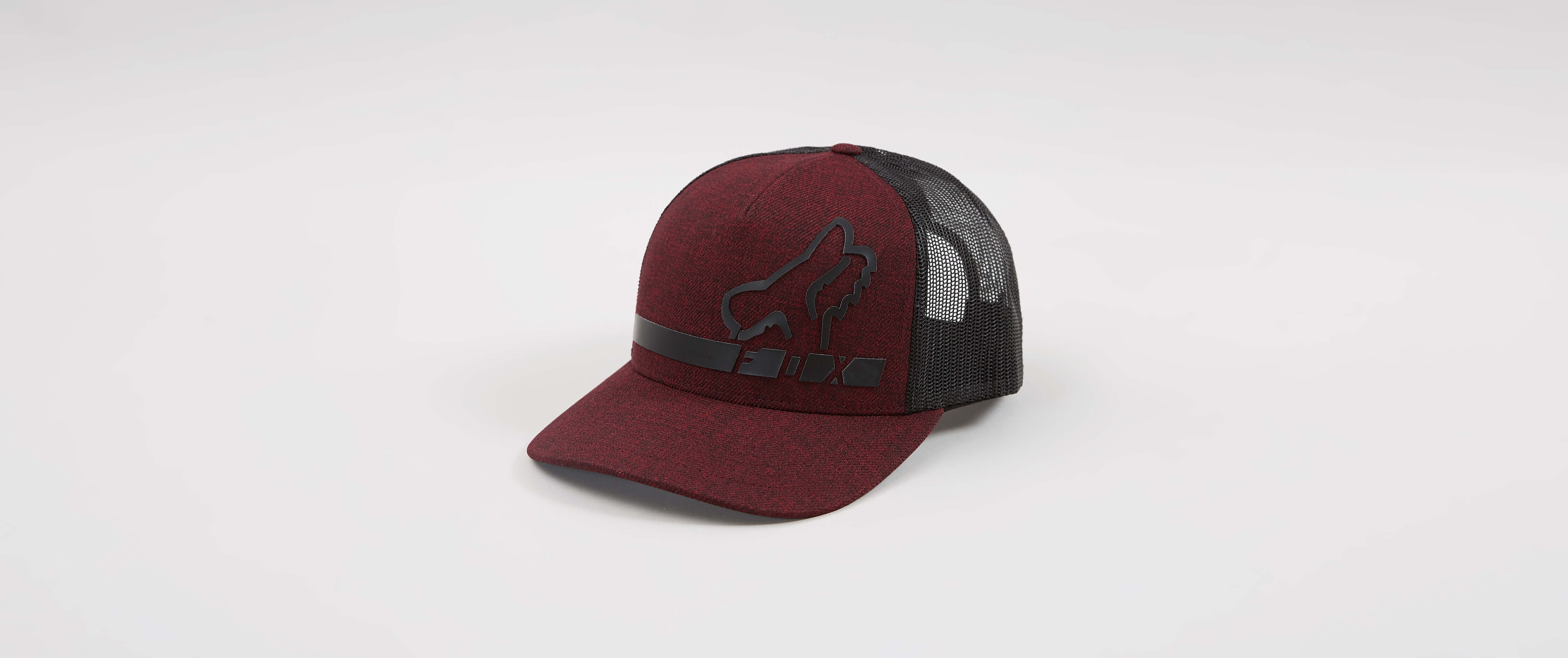 Fox Triangulate Trucker Hat - Men's Hats in Heather Red | Buckle