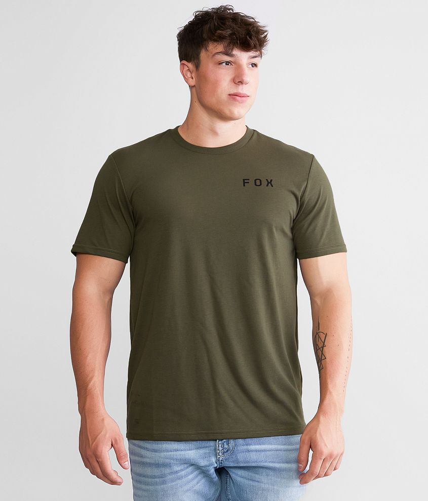 Fox Dynamic T-Shirt - Men's T-Shirts in Olive Green | Buckle