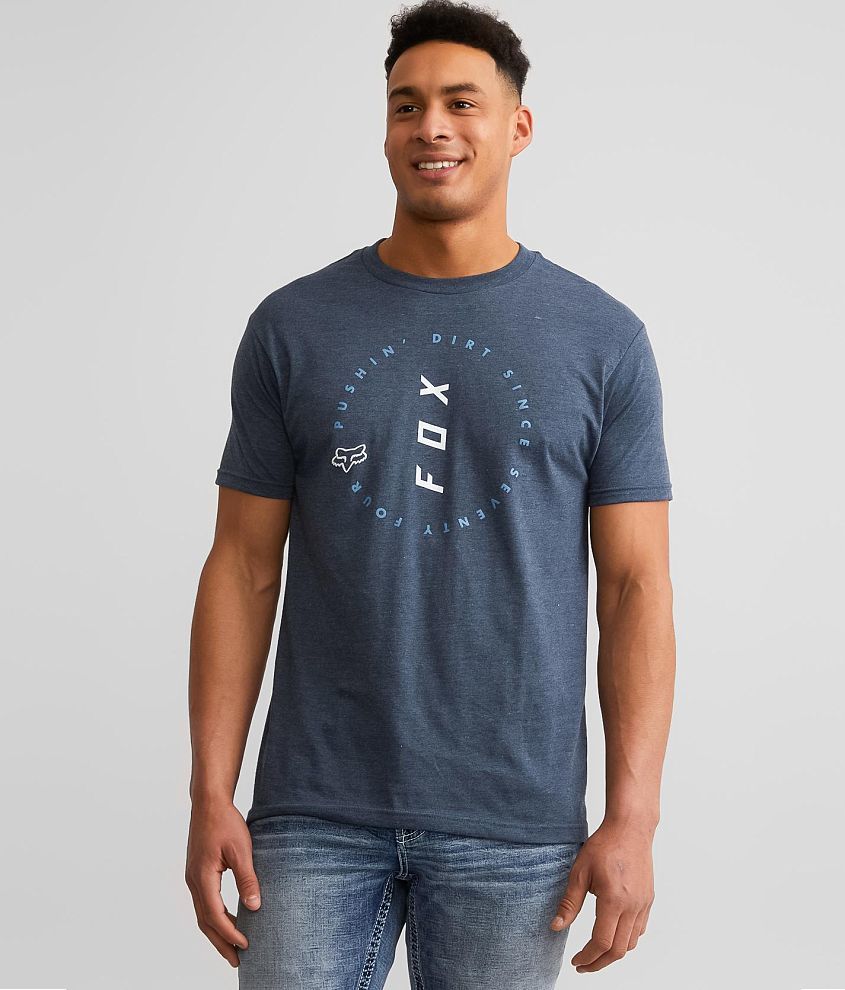 Fox Racing Clean Up T-Shirt - Men's T-Shirts in Heather Navy | Buckle