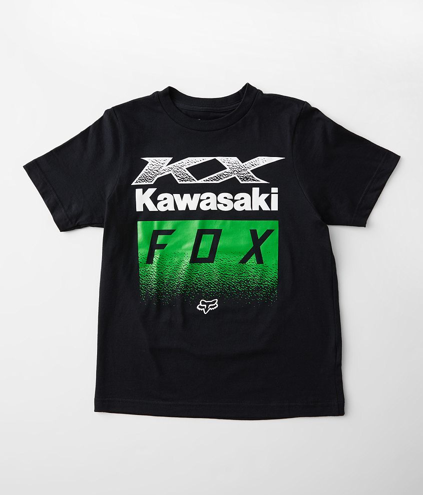 Boys - Fox Racing Kawasaki T-Shirt - Boy's T-Shirts in Black | Buckle