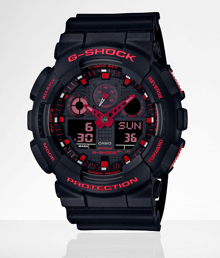 G-Shock GA100BNR Watch - Men's Watches in Black | Buckle