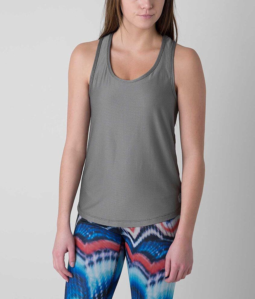 BKE SPORT Mesh Active Tank Top - Women's Tank Tops in Grey Black | Buckle