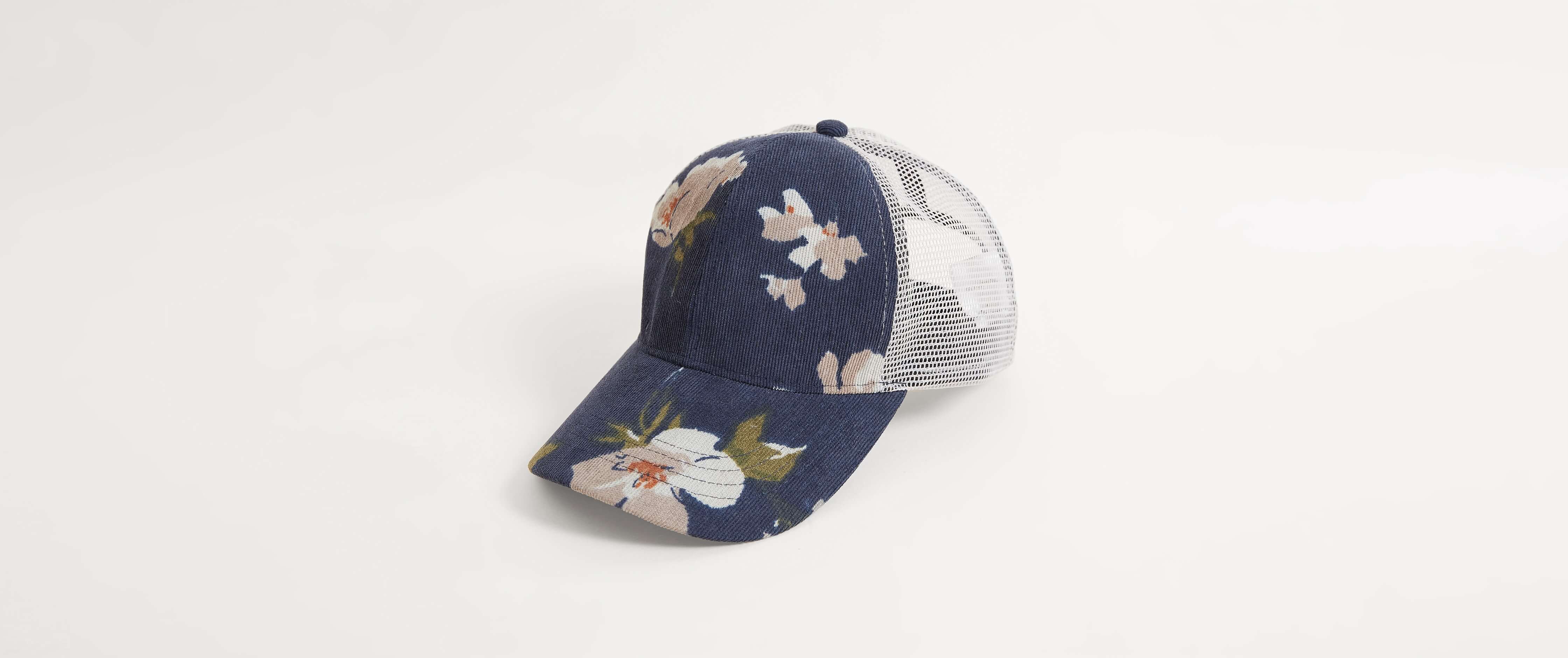 Floral Baseball Hat - Women's Hats in Navy | Buckle