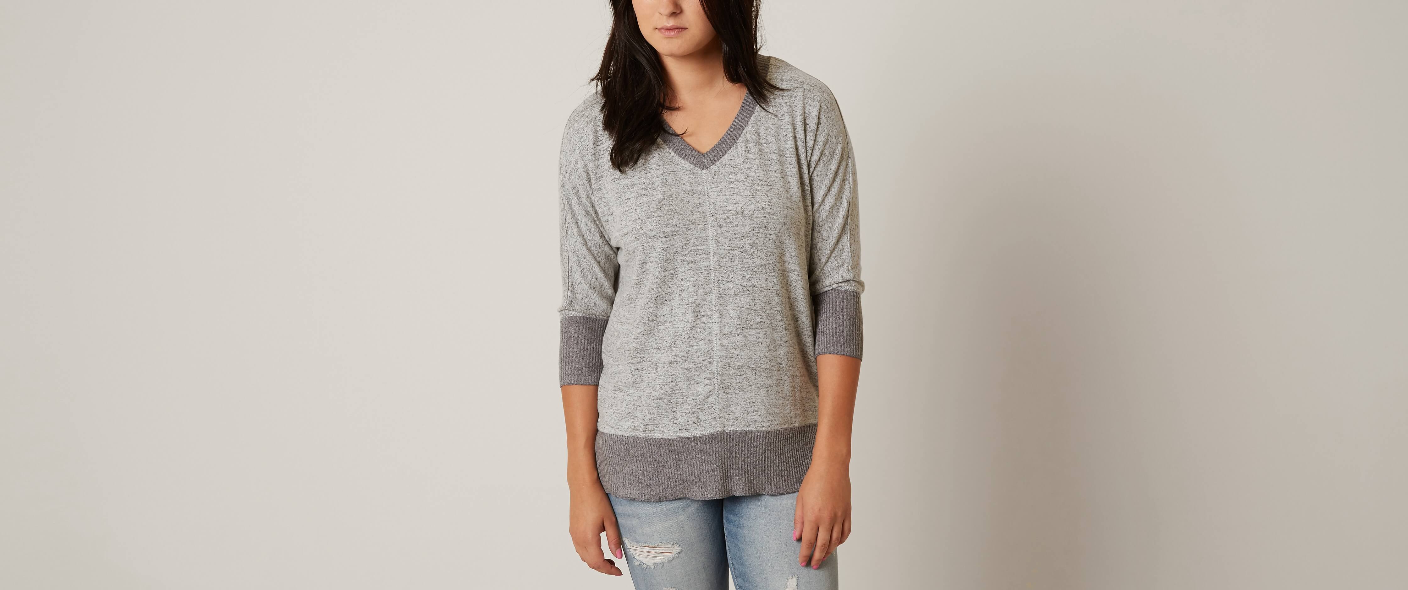 Daytrip Marled Top - Women's Shirts/Blouses in Black | Buckle