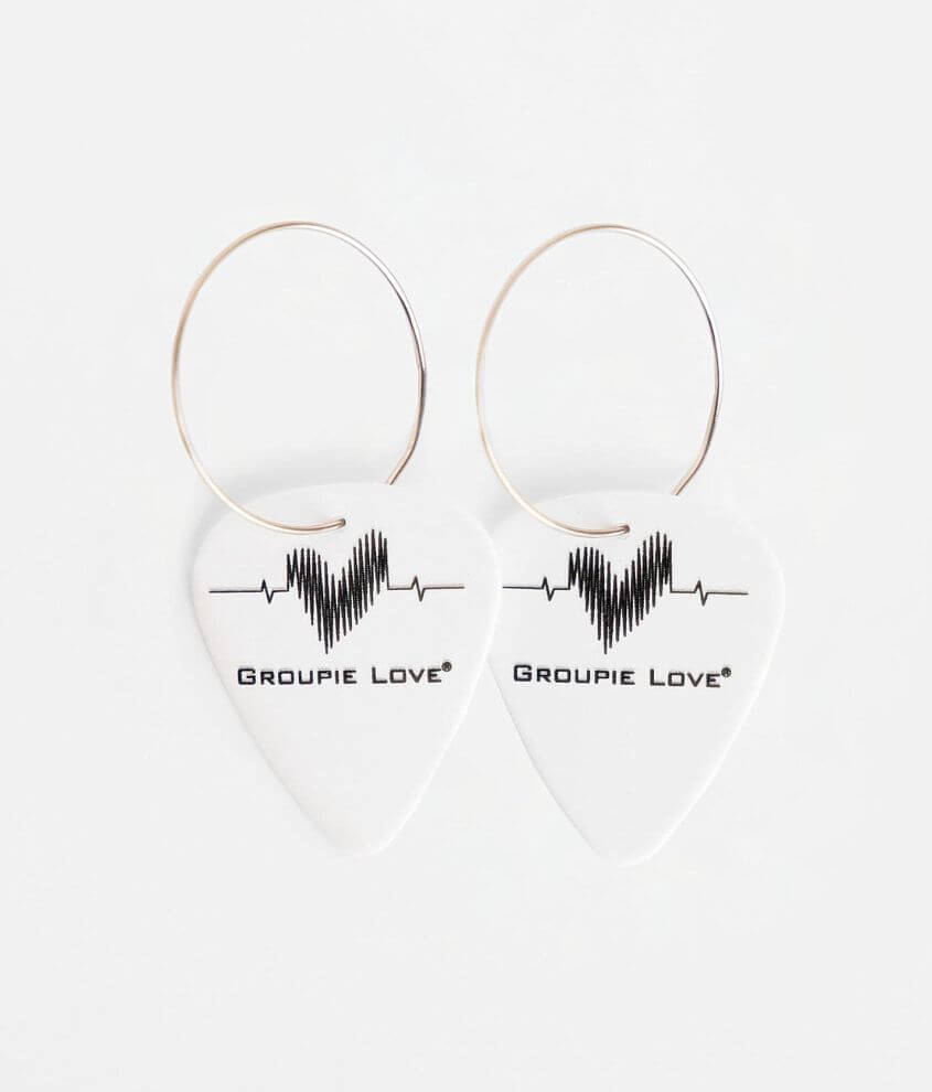 Groupie Love® Heart Guitar Pick Earring - Women's Jewelry in Classic ...