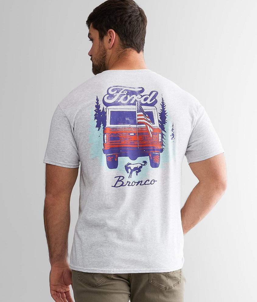H3 Headwear Ford Bronco T-Shirt - Men's T-Shirts in Ash Heather | Buckle