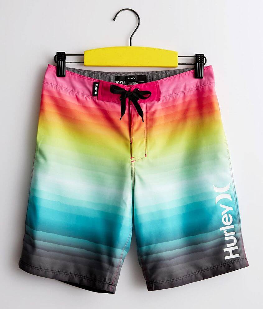 Boys - Hurley Spray Blend Boardshort - Boy's Swimwear in Digital Pink ...