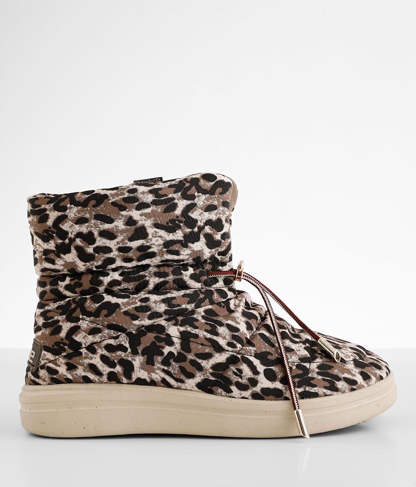 HEYDUDE™ Margot Eco Leopard Boot - Women's Shoes in Leopard Nut | Buckle