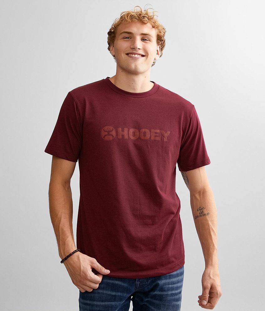 Hooey Lock-Up T-Shirt - Men's T-Shirts in Cranberry | Buckle