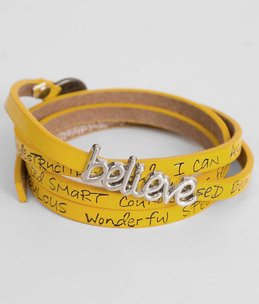 Good Work(s) Sincere Wrap Bracelet - Women's Jewelry in Yellow | Buckle