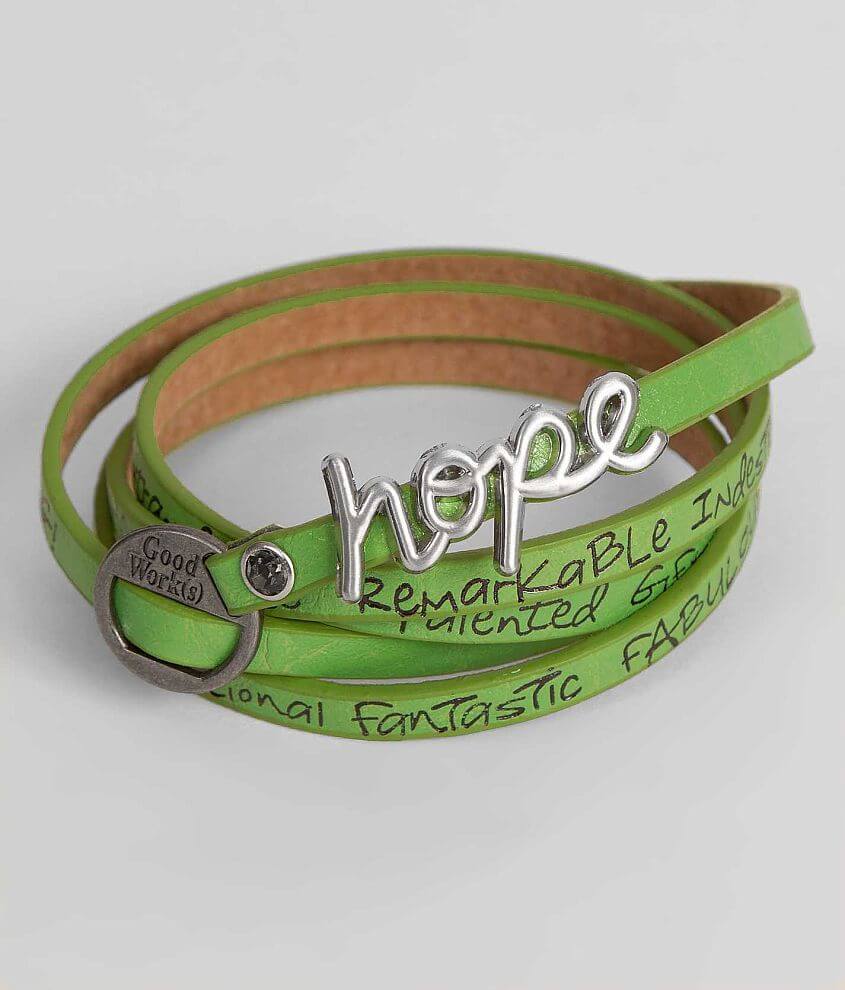 Good Work(s) Sincere Wrap Bracelet - Women's Jewelry in Avocado | Buckle