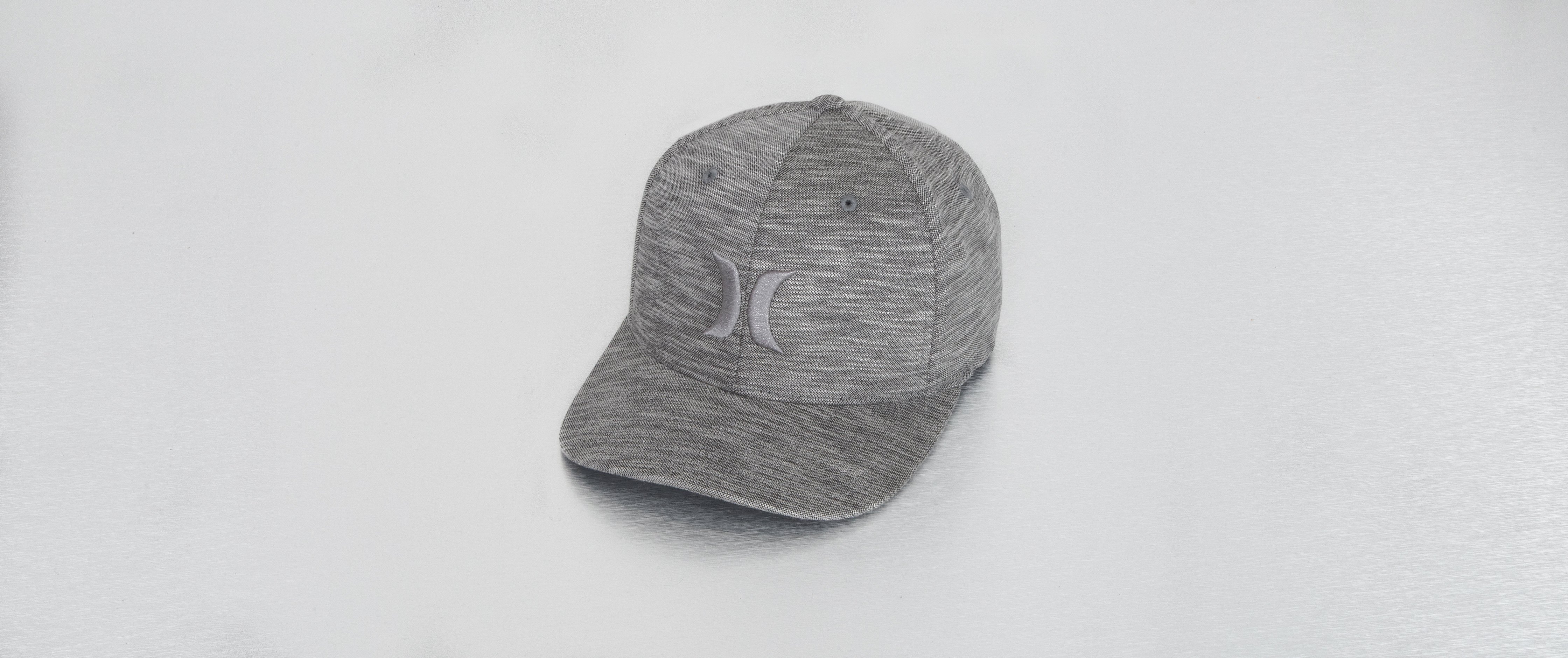 Hurley One & Textures Stretch Hat - Men's Hats in Cool Grey | Buckle