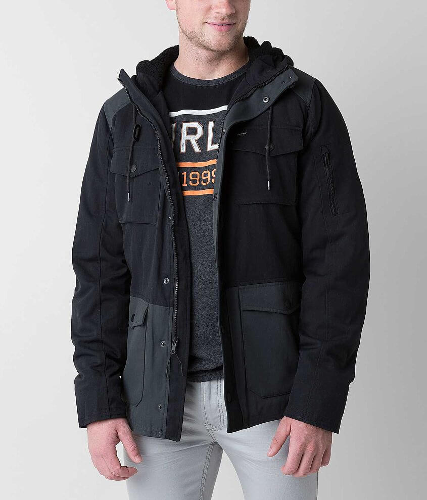 Hurley Occupy Coat - Men's Coats/Jackets in Black | Buckle