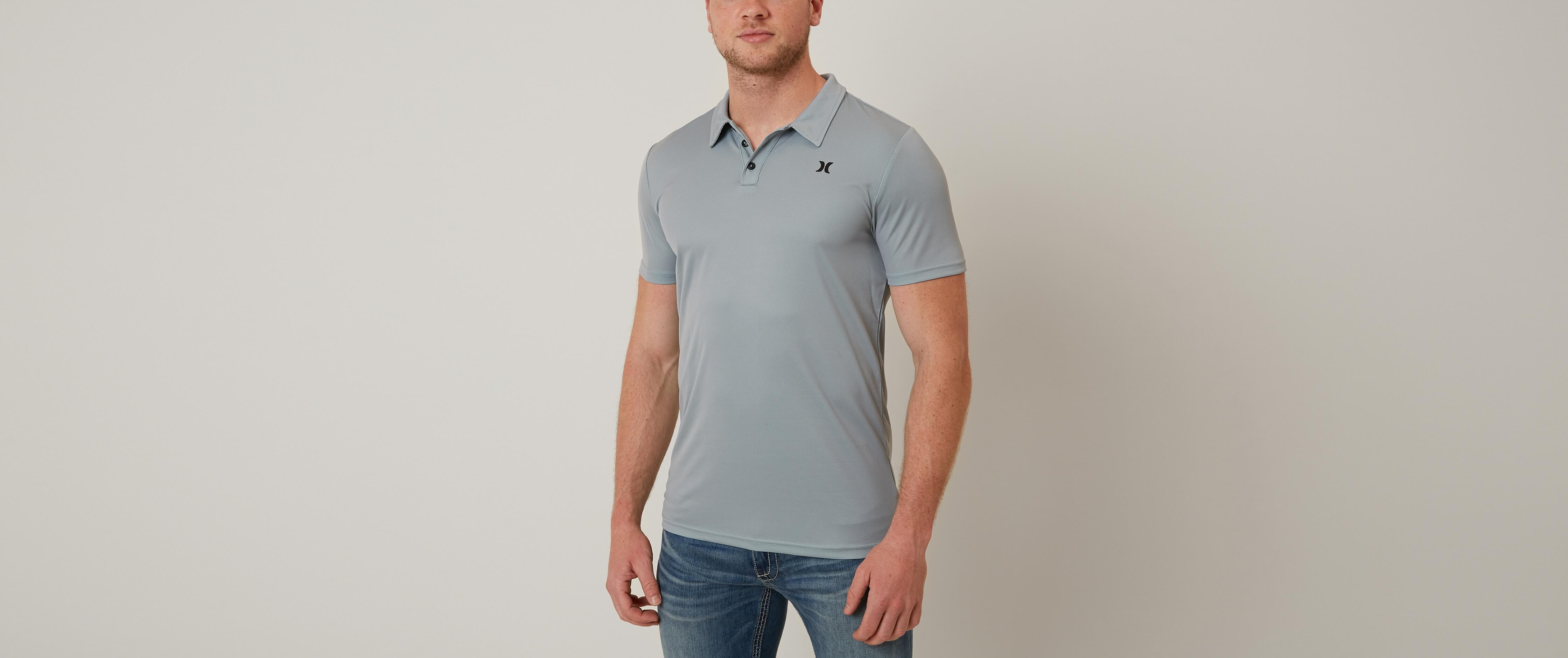 Hurley Joplin Polo - Men's Polos in Wolf Grey | Buckle