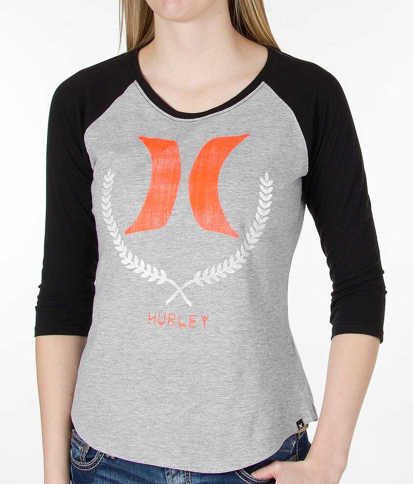 Hurley Switchbone T-Shirt - Women's T-Shirts in Heather Grey | Buckle