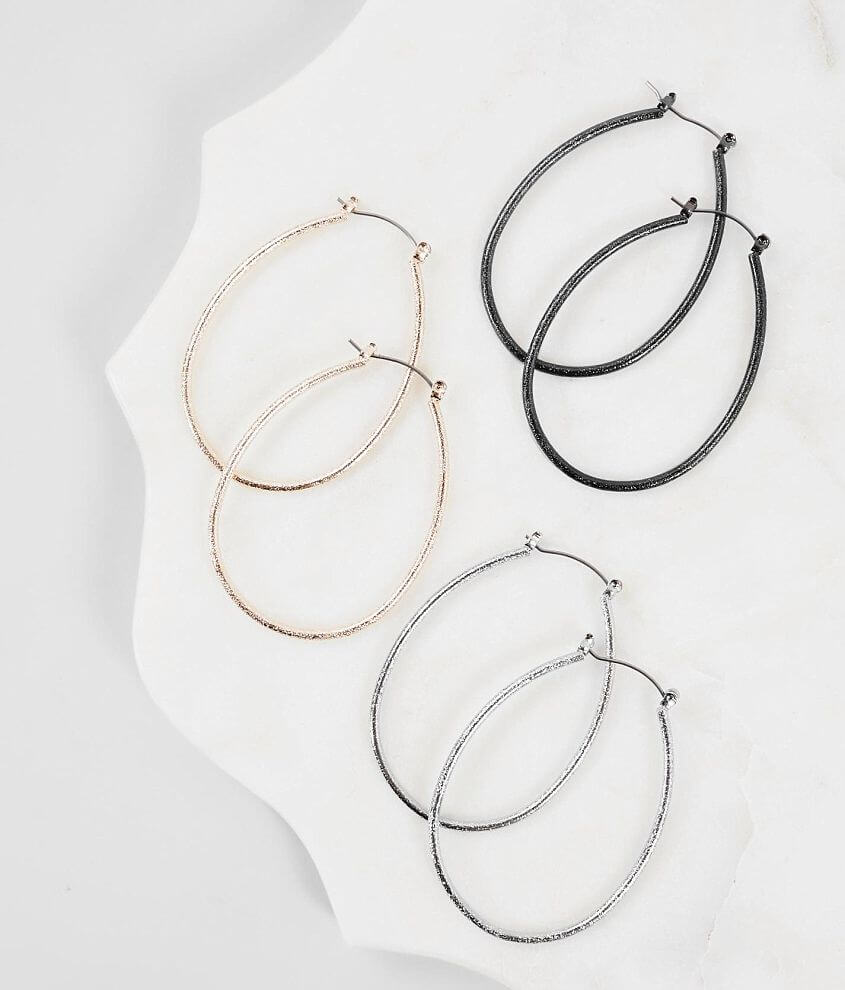 BKE Hoop Earring Trio Set - Women's Jewelry in Assorted Multi | Buckle