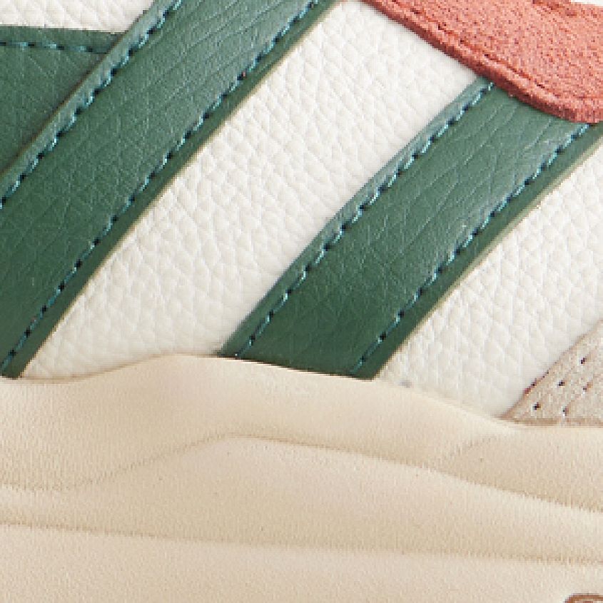 Gola® Saturn Quadrant Leather Sneaker - Women's Shoes in White Wheat ...