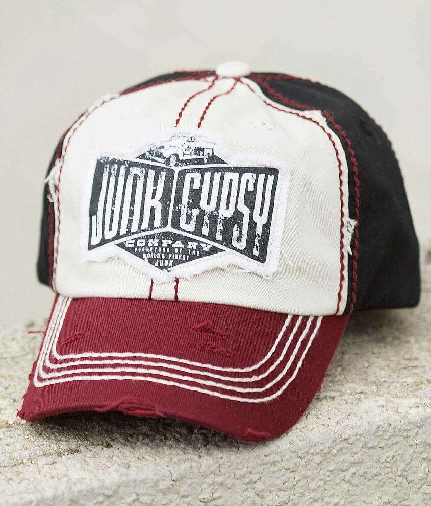 Junk Gypsy Raw Edge Hat - Women's Hats in Stone Burgundy | Buckle