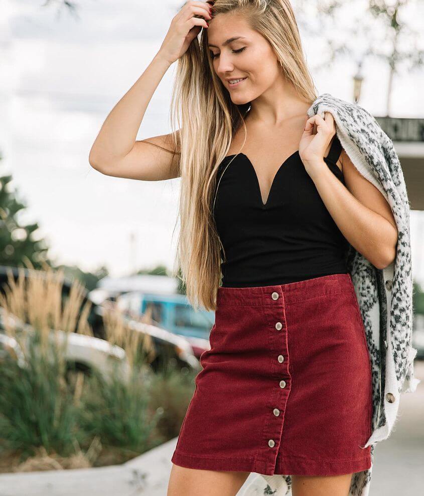 KanCan Signature High Rise Corduroy Skirt - Women's Skirts in Monica ...