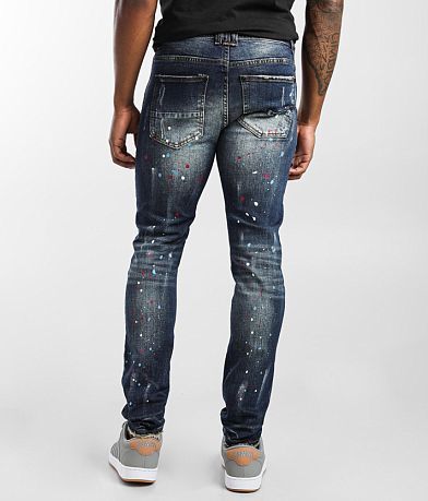 PREME Indigo Skinny Stretch Jean - Men's Jeans in Indigo | Buckle