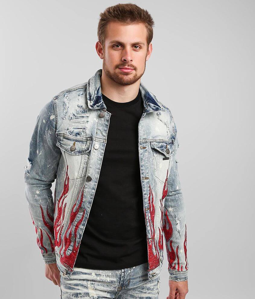 PREME Indigo Denim Stretch Jacket - Men's Coats/Jackets in Indigo | Buckle