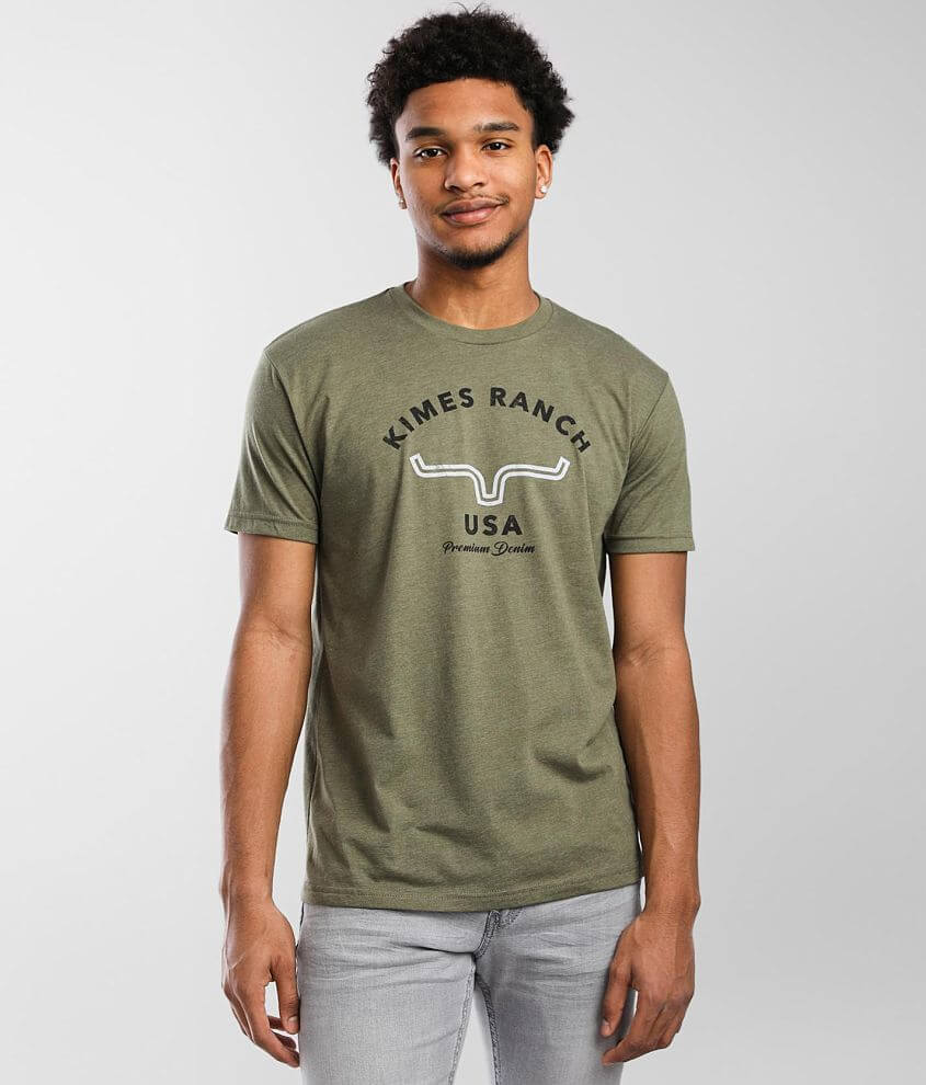 Kimes Ranch Arch T-Shirt - Men's T-Shirts in Military Green | Buckle