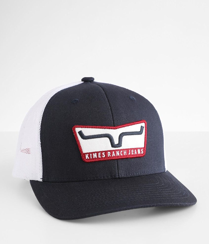 Kimes Ranch Extra Crunchy Trucker Hat - Men's Hats in Navy | Buckle