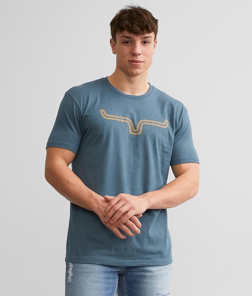 Kimes Ranch Roped Up T-Shirt - Men's T-Shirts in Indigo | Buckle