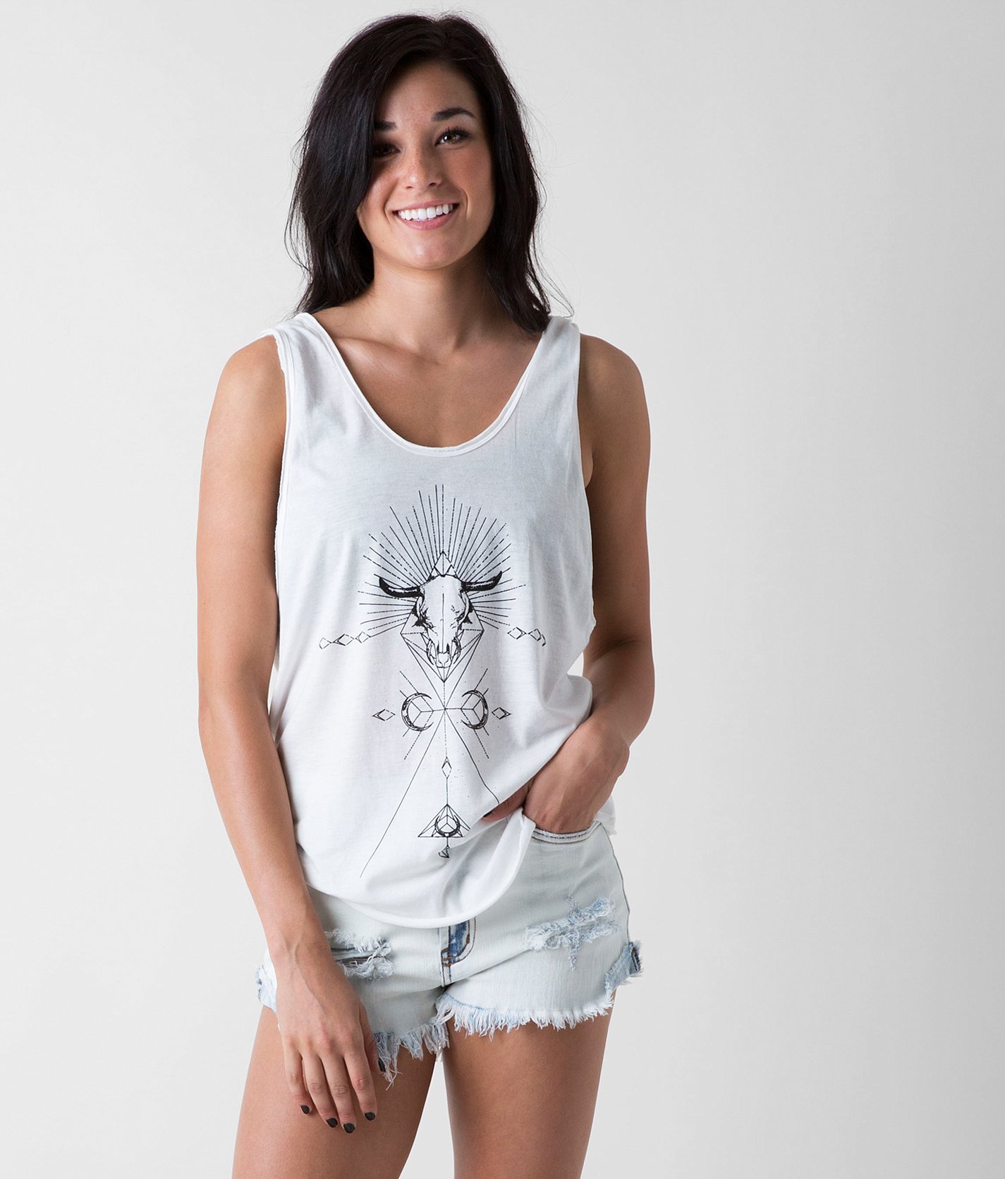 Knot Sisters Rush Hour Tank Top - Women's Tank Tops in White | Buckle