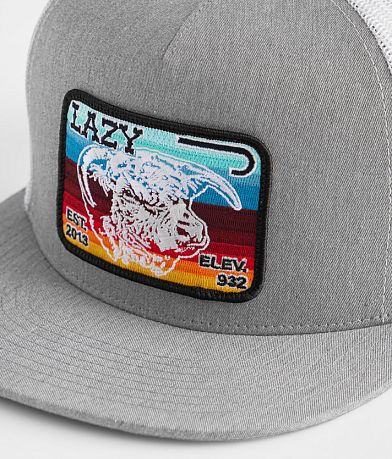 Lazy J Ranch Wear Elevation Trucker Hat - Men's Hats in Heather Grey ...