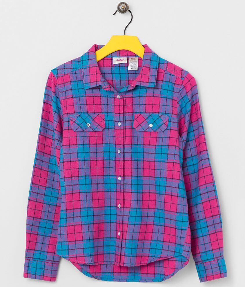 Girls - Daytrip Plaid Shirt - Girl's Shirts in Pink Multi | Buckle