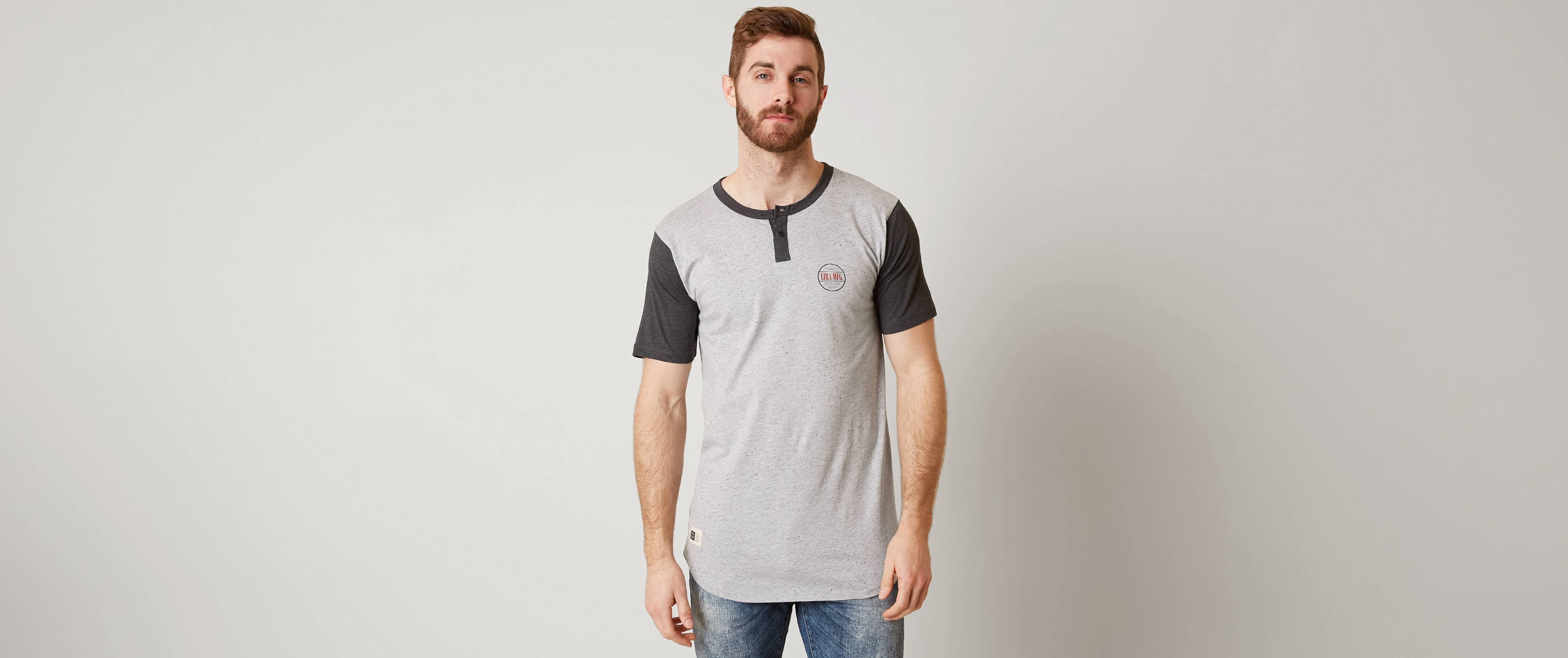Lira Hamilton Henley - Men's T-Shirts in Heather Grey | Buckle
