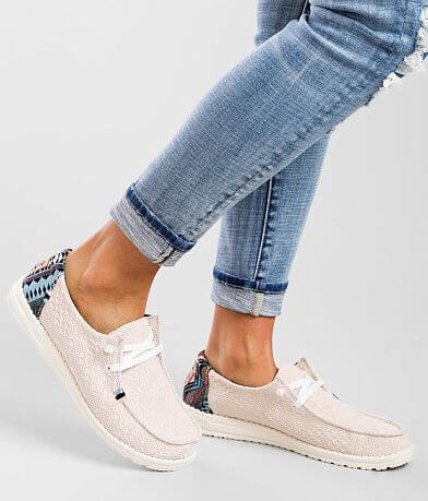 Hey Dude Wendy Boho Shoe - Women's Shoes in Boho Aztec Pink | Buckle