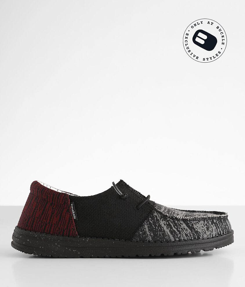 Hey Dude Wendy Tri Funk Shoe - Women's Shoes in Red Tri Color | Buckle