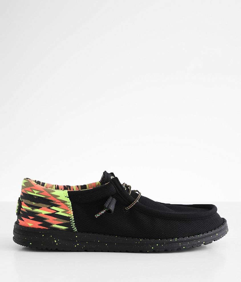 HEYDUDE™ Wally Funk Neon Shoe - Men's Shoes in Black | Buckle HEYDUDE™ Wally Funk Neon Shoe - Men's Shoes in Black | Buckle