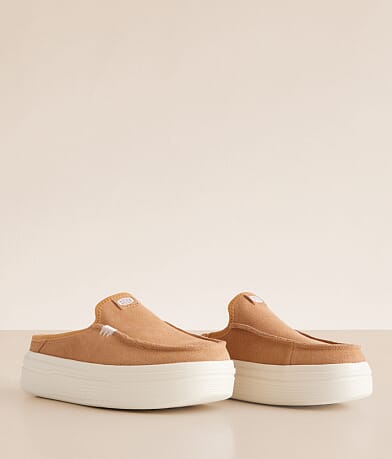 HEYDUDE™ Austin Lift Leather Mule Shoe - Women's Shoes in Tan | Buckle