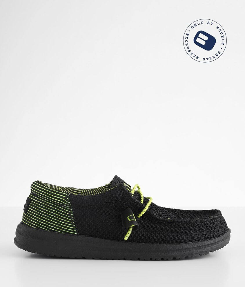 Toddler/Youth - Hey Dude Wally Funk Shoe - Boy's Shoes in Electric | Buckle