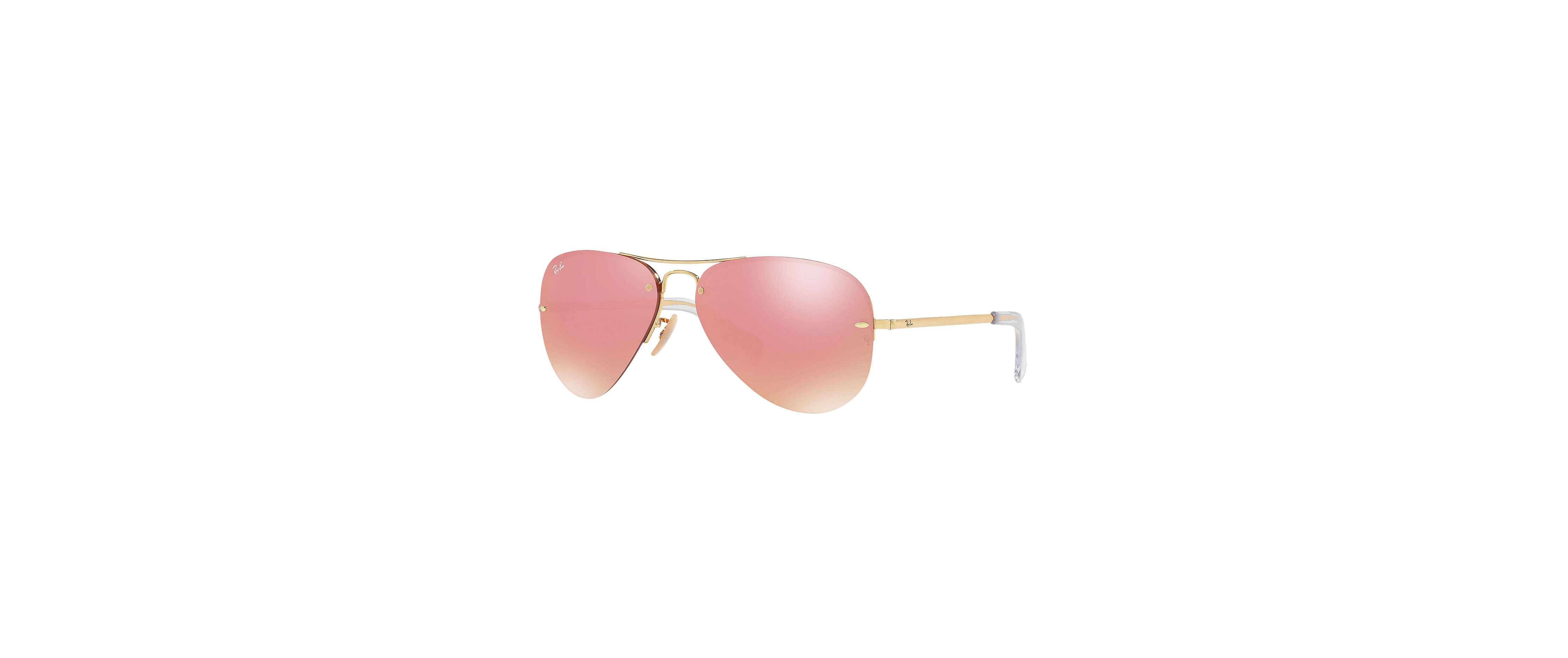 Ray-Ban® Rimless Aviator Sunglasses - Women's Sunglasses & Glasses in ...