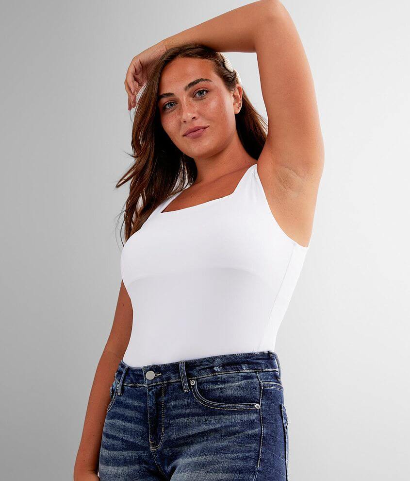 Buckle Black Shaping & Smoothing Tank Top - Women's Tank Tops in White ...