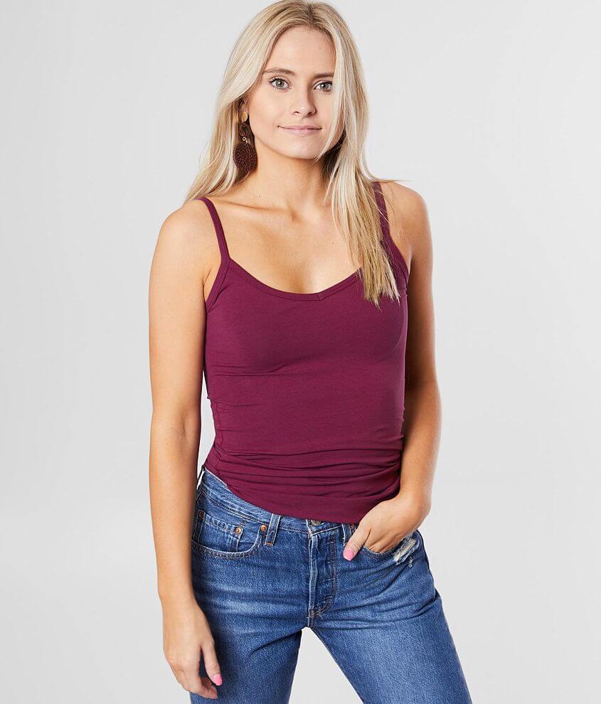 BKE core X-Long Two Way Tank Top - Women's Tank Tops in Aubergine | Buckle